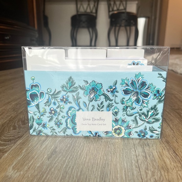 Vera Bradley | Office | Nwt Vera Bradley Desk Top Note Card Set | Poshmark